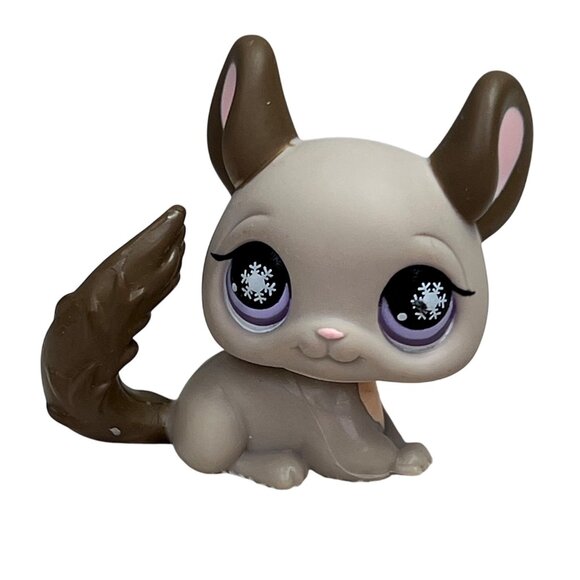 Hasbro | Toys | Lps Littlest Pet Shop Chinchilla 687 Hasbro 207 Purple ...
